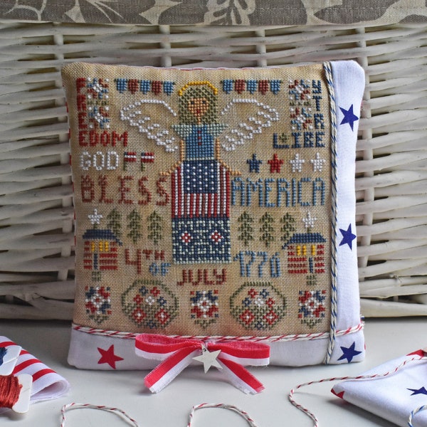 Patriotic Cross Stitch Pattern - Etsy