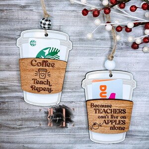 Personalized Teacher Giftcard Holder, Christmas Gift for Teacher ...