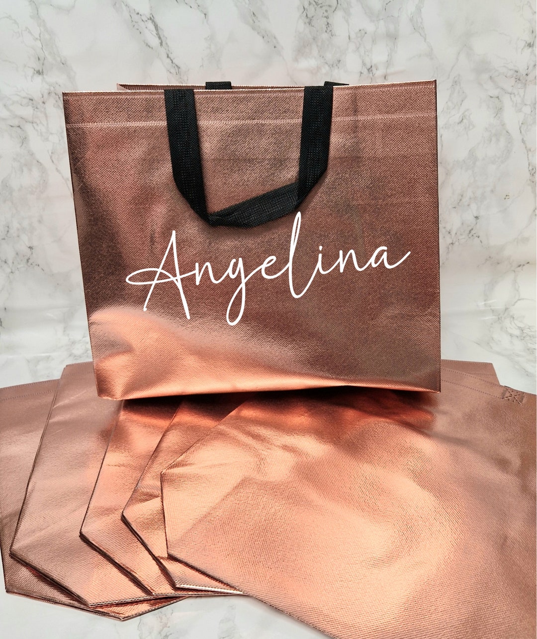 Personalised Metallic Gift Bag Perfect for Bachelorette Party Bag ...