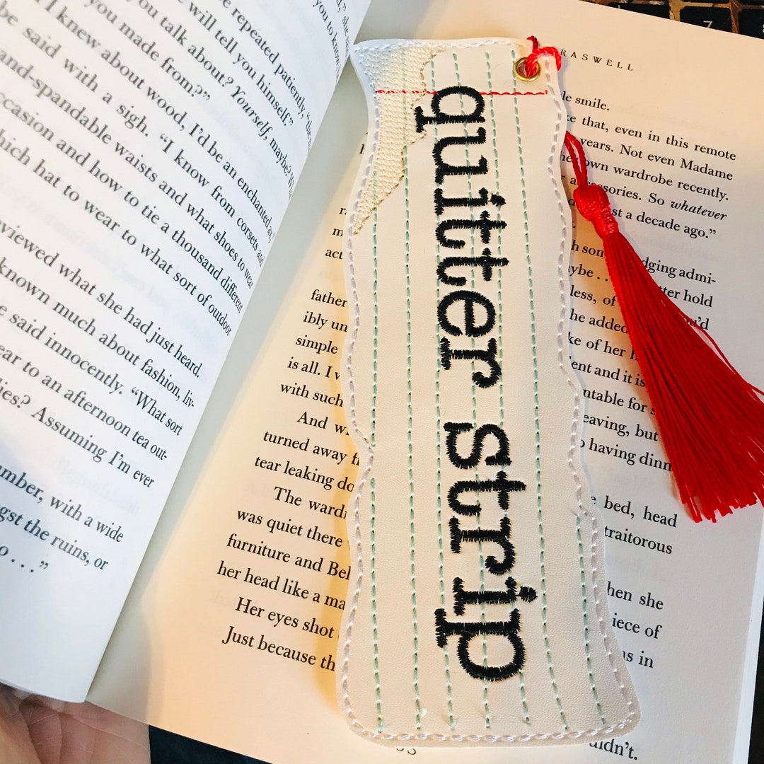 Quitter Strip Bookmark Torn Paper Bookmark Fun Bookmark - Etsy