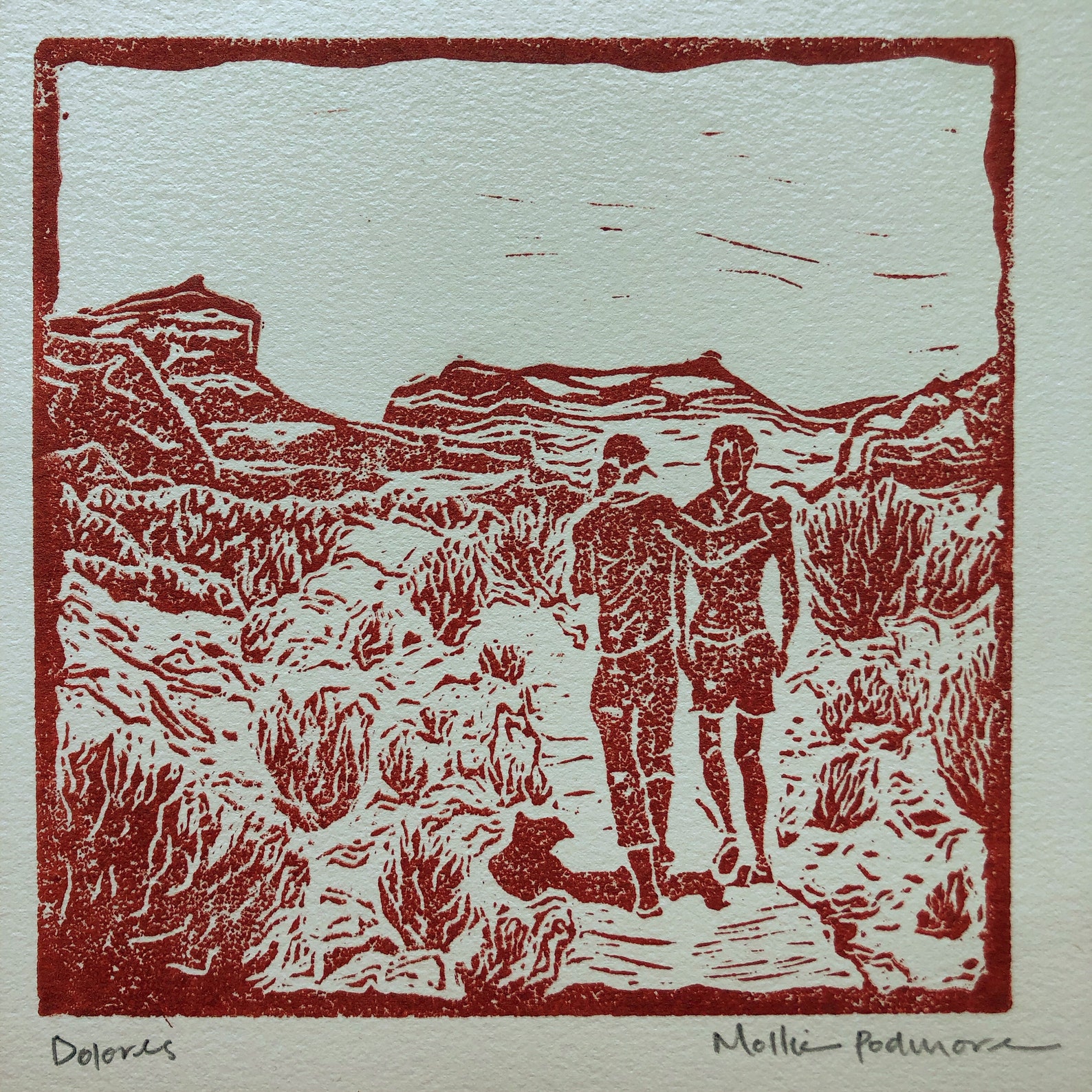 Original Mother Daughter Block Print - Etsy