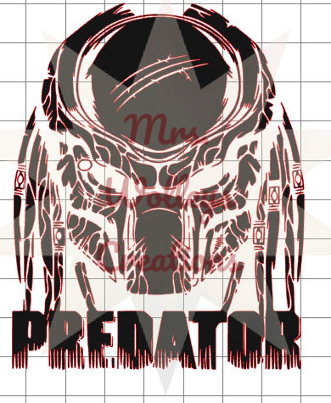 Predator SVG - Etsy