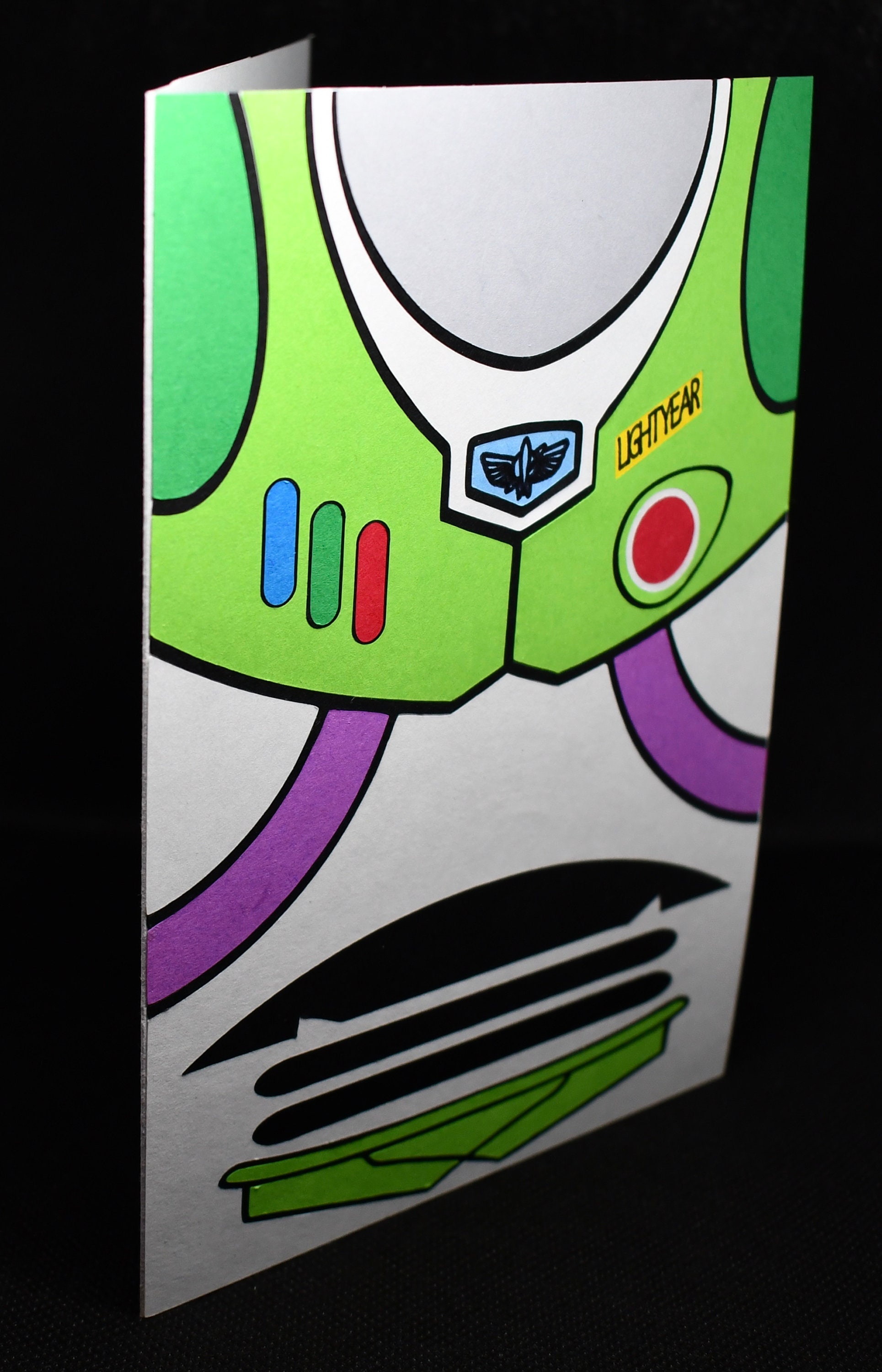 Buzz Lightyear Greeting Card - Etsy