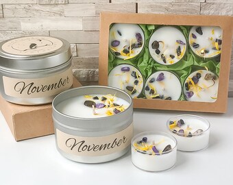 Birth Month Candle - Etsy