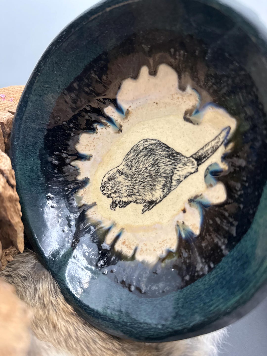 Handmade Stoneware Beaver Bullet Bowl - Etsy