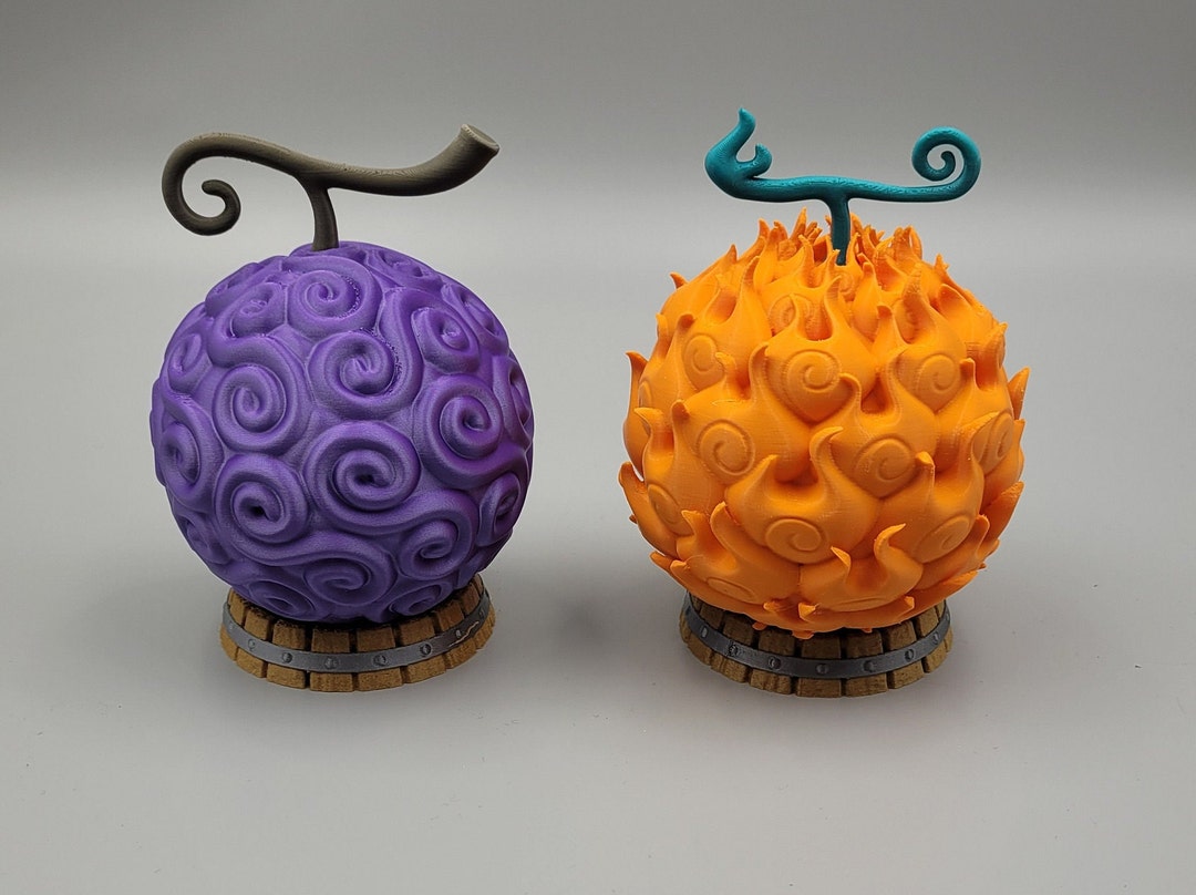 3D Printed Devil Fruit Mera Mera No Mi Gomu Gomu No Mi Inpired - Etsy ...