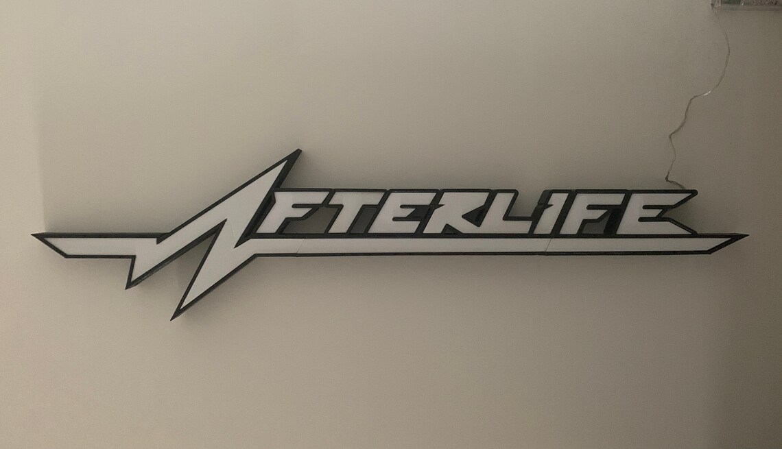 Cyberpunk 2077 Illuminable Afterlife Sign (3D File) - Etsy