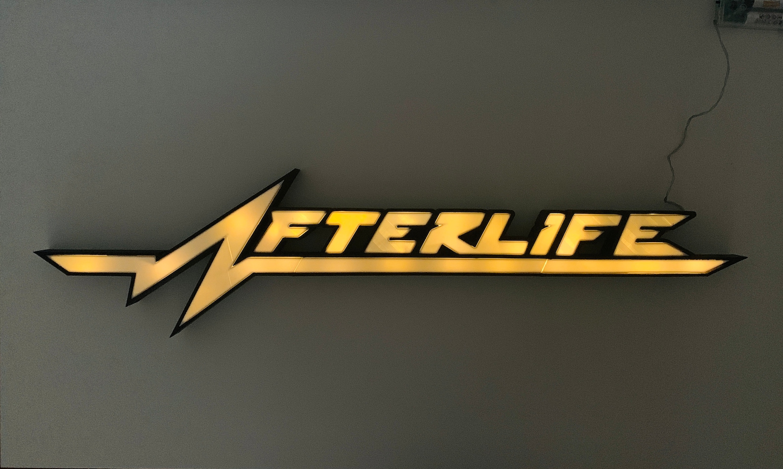 Cyberpunk 2077 Illuminable Afterlife Sign (3D File) - Etsy