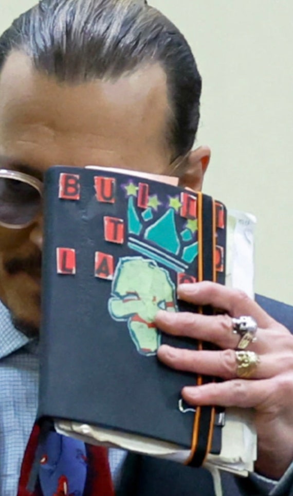 Johnny Depp Built to Last Notebook | Etsy