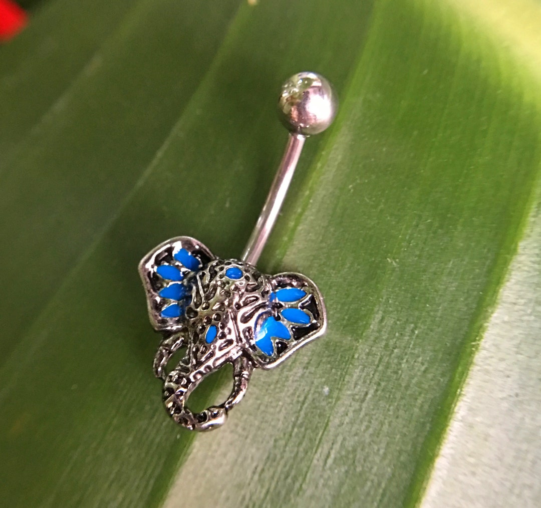 Elephant Belly Ring, Belly Button Ring, Body Jewelry, Belly Ring, Best ...