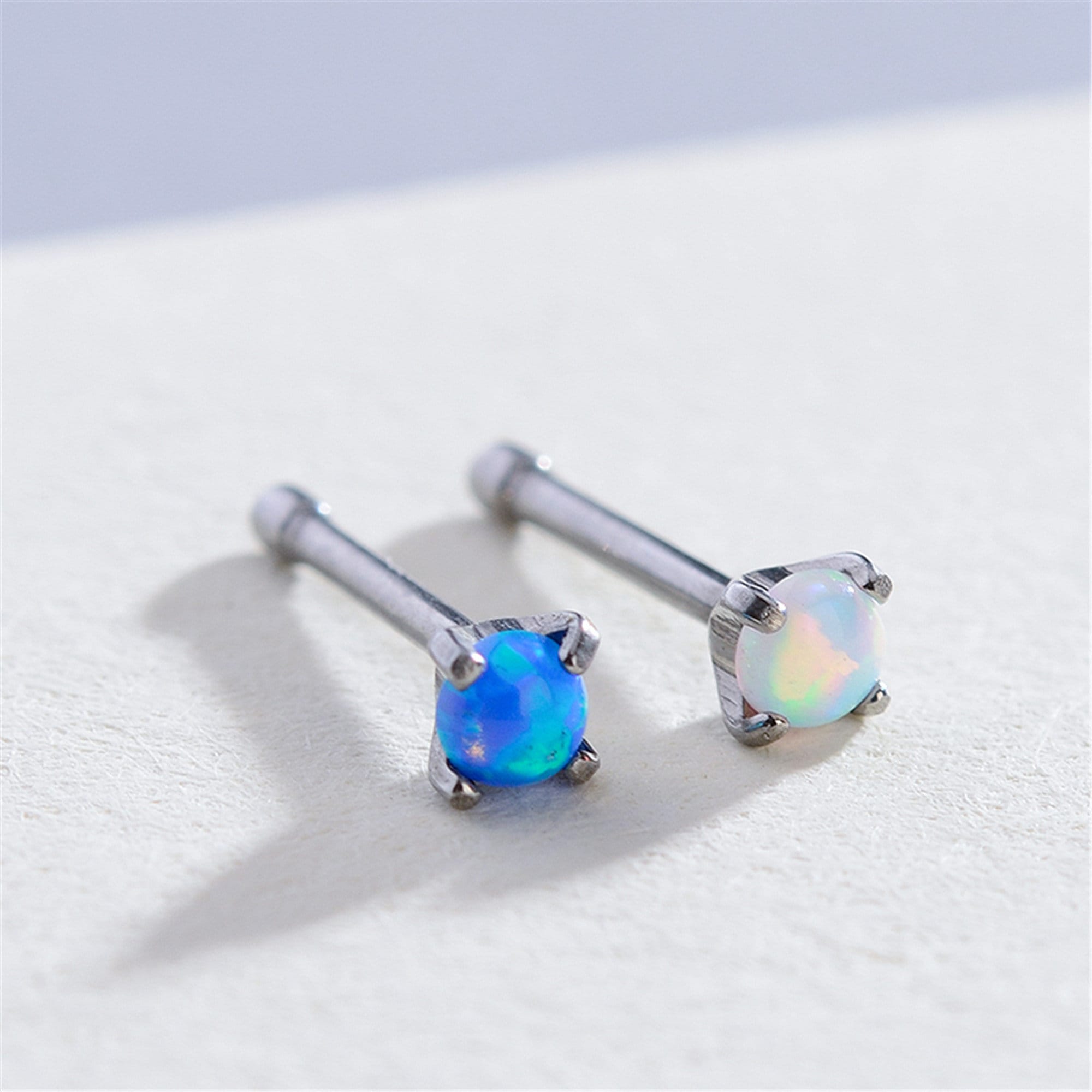 Tiny Nose Stud Straight Post Nose Ring. Nose Jewelrynose - Etsy