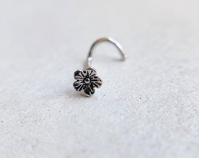 Sun Flower Nose Ring, Nose Ring. Nose Jewelry,nose Piercing,nose Stud ...