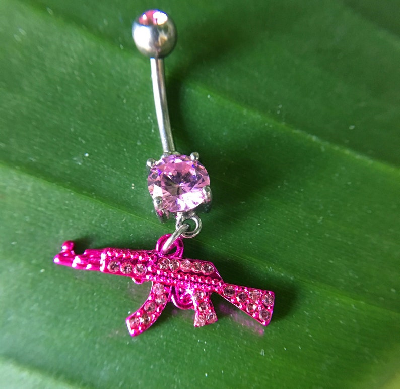 AK47 Gun Belly Ring Bauchnabel Ring Bauchnabel Ring Körper - Etsy.de