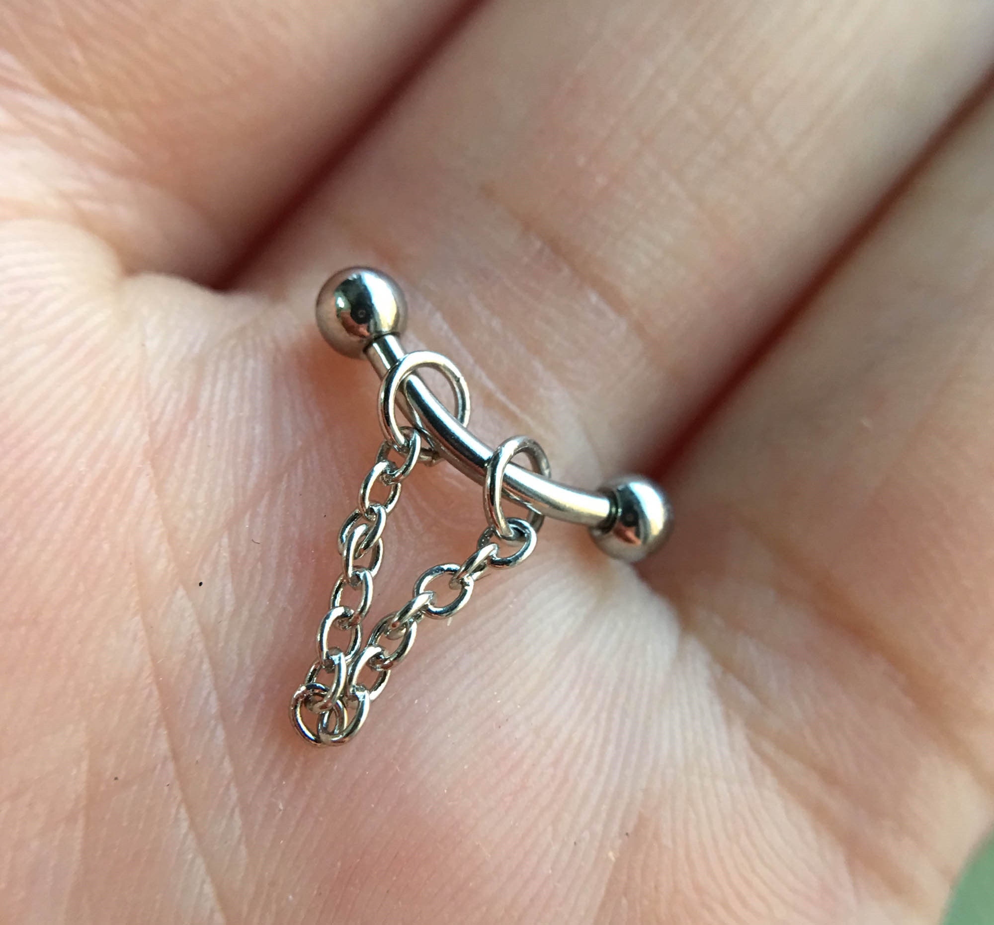 Eyebroweyebrow Ring Rook Barbell Body Piercing Jewelryrook | Etsy