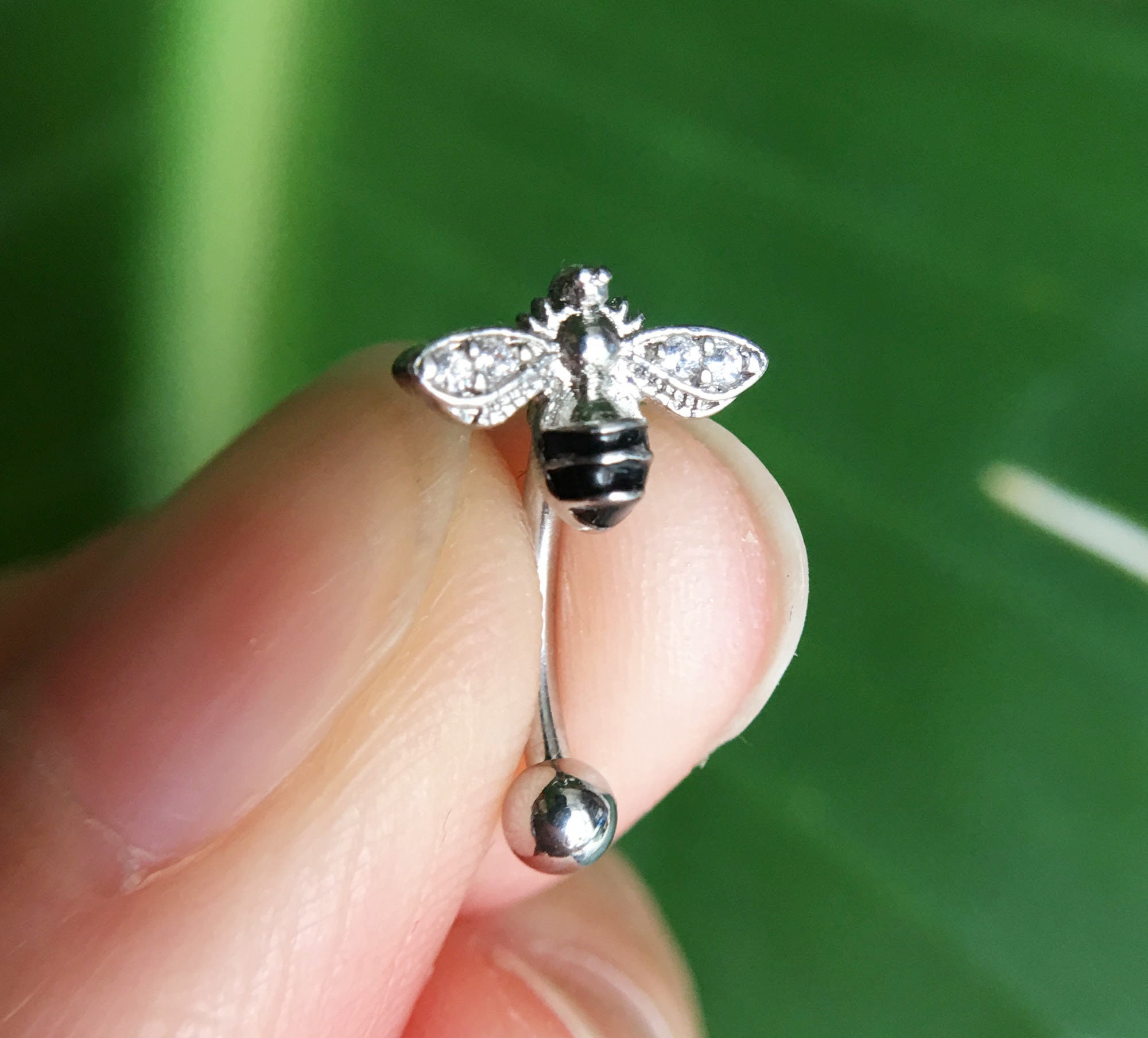 Lovely Bee Eyebroweyebrow Ringrook Barbell Body Piercing | Etsy
