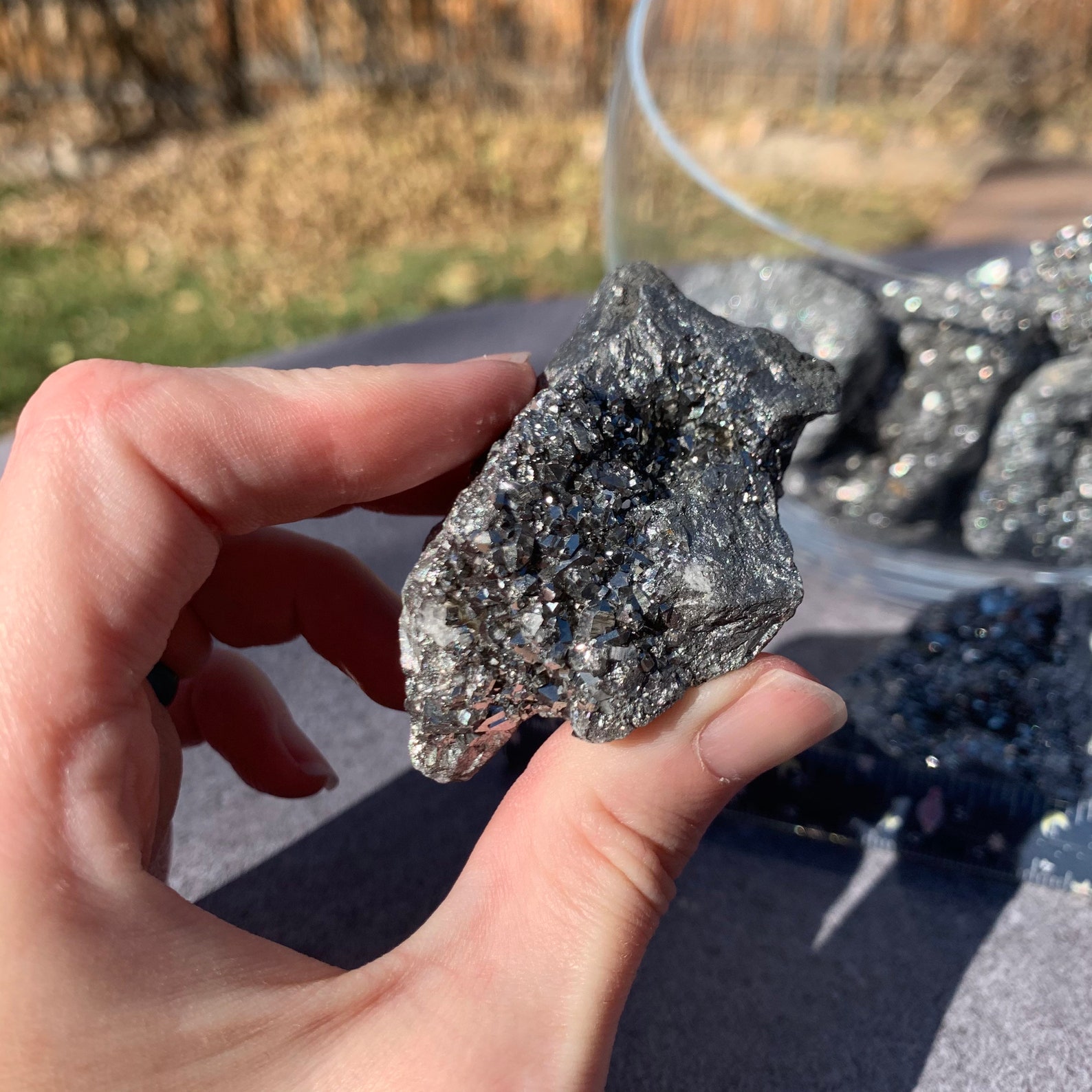 Silver Aura Plated Geode - Etsy