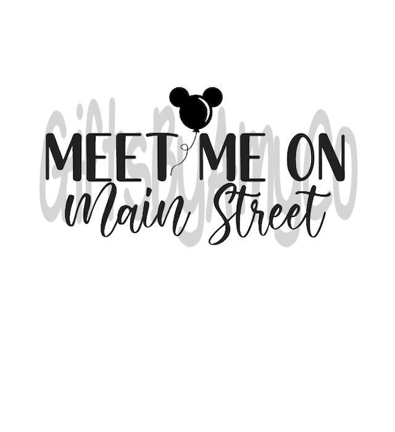 Meet Me on Main Street SVG JPG PNG Digital Download - Etsy