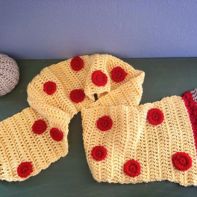 Pizza Knitting Pattern - Etsy