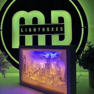 Final Fantasy XIV Light Box: Gaming Room Decor, Night Light - Etsy