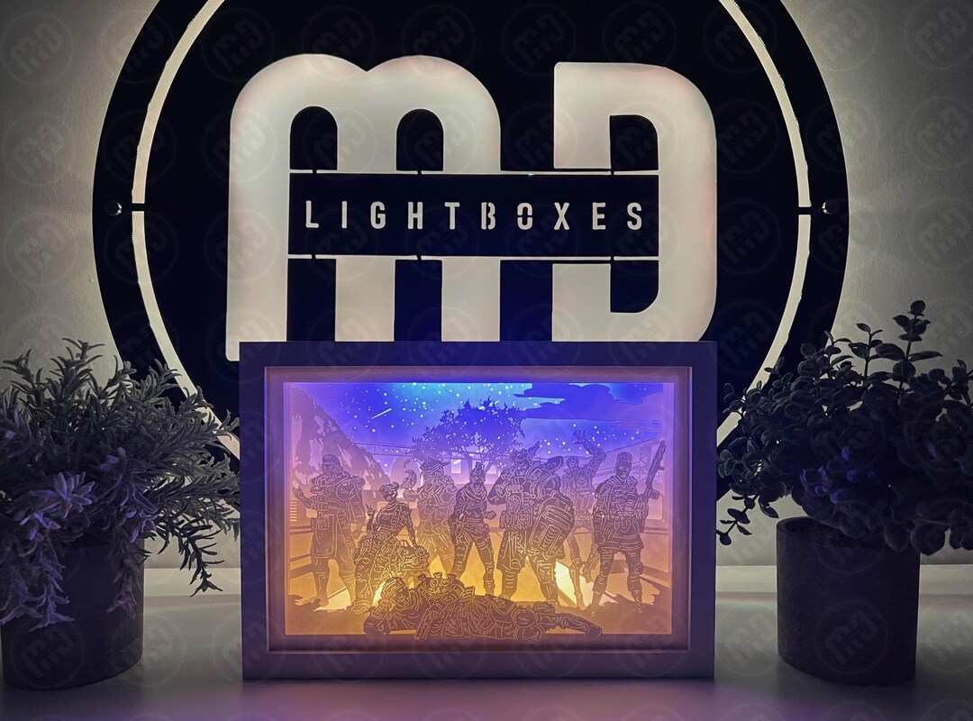 Deluxe Apex Legends Lightbox: Gaming Room Decor Night Light - Etsy