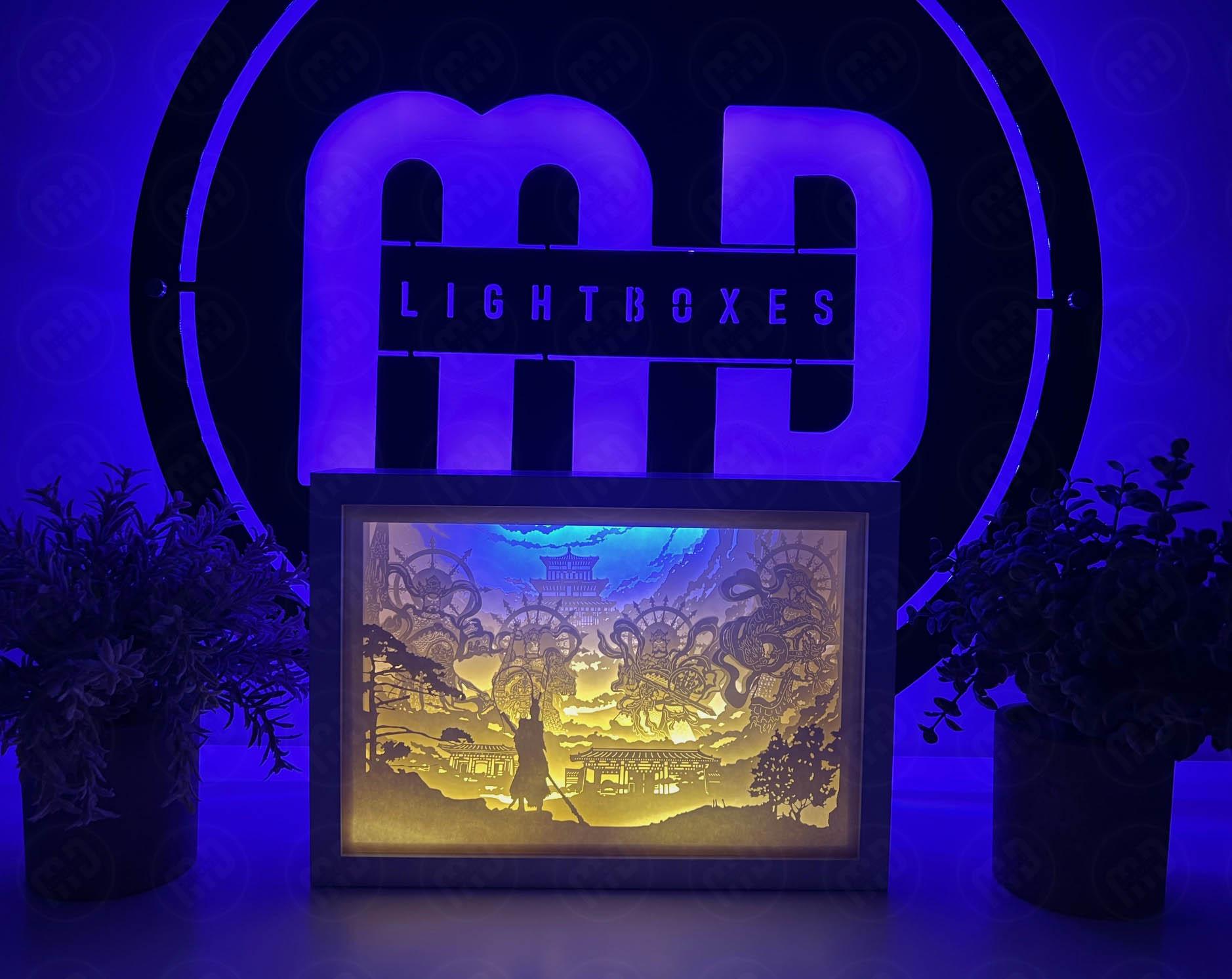 Black Myth: Wukong Light Box - Gaming Room Decor - Unique Night Light ...