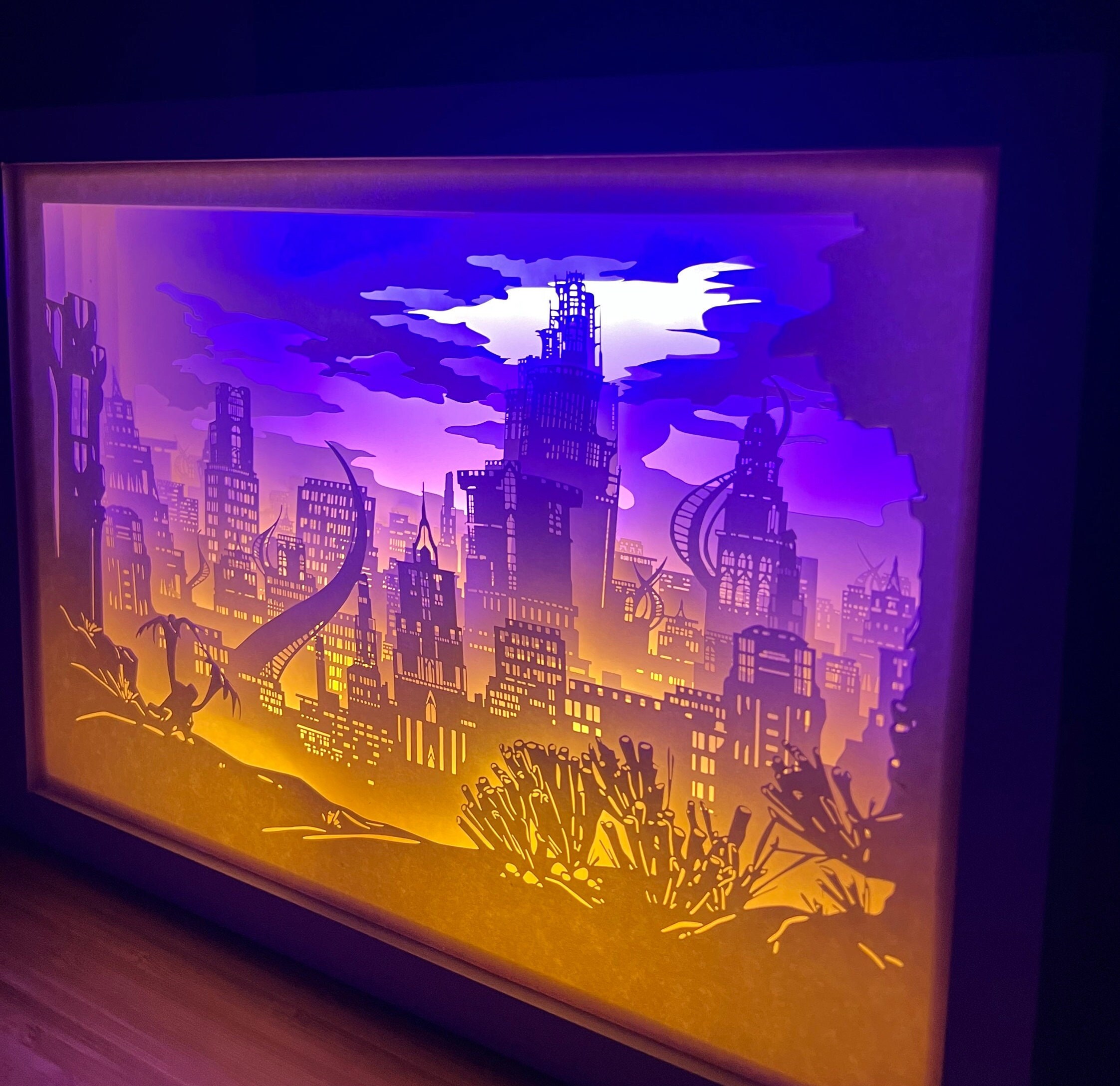 Deluxe Final Fantasy XIV Light Box - Etsy UK