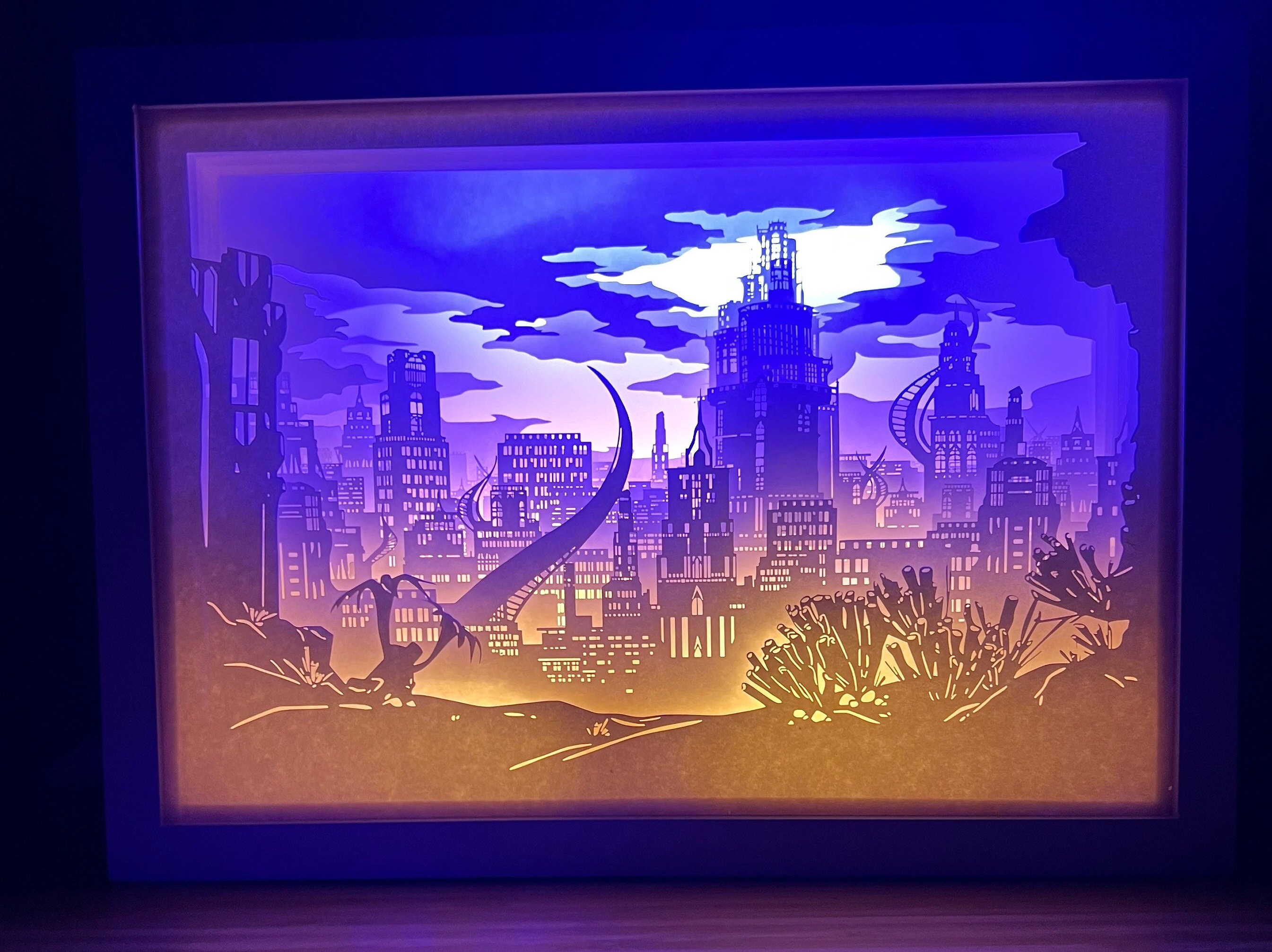 Deluxe Final Fantasy XIV Light Box - Etsy UK