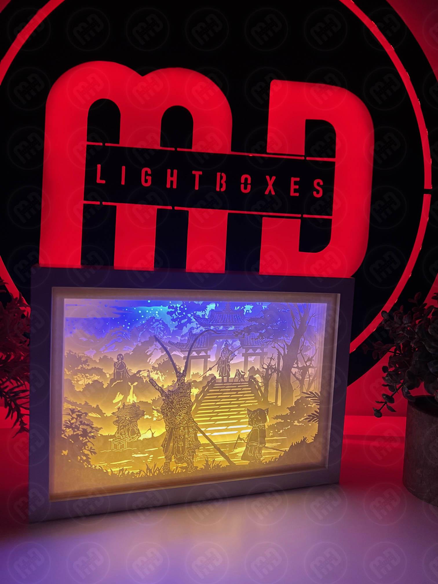 Black Myth: Wukong Light Box - Gaming Room Decor - Unique Night Light ...