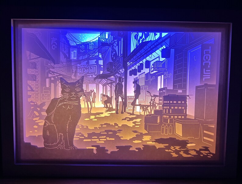Deluxe Stray Light Box Gaming Room Decor Gaming Night - Etsy