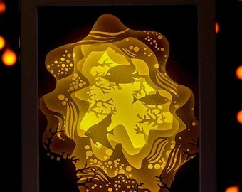 Ocean Light Box - Etsy