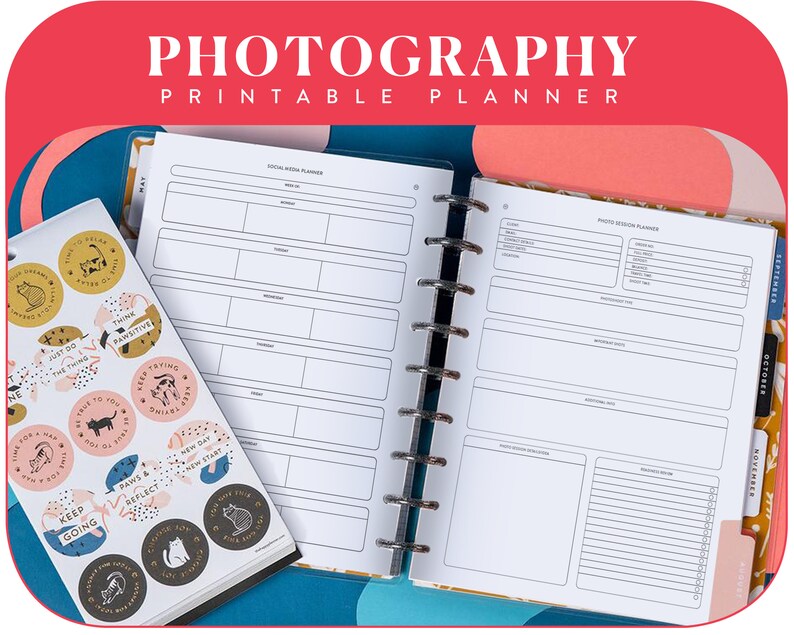 Photographer Planner Photography Business Planner - Etsy