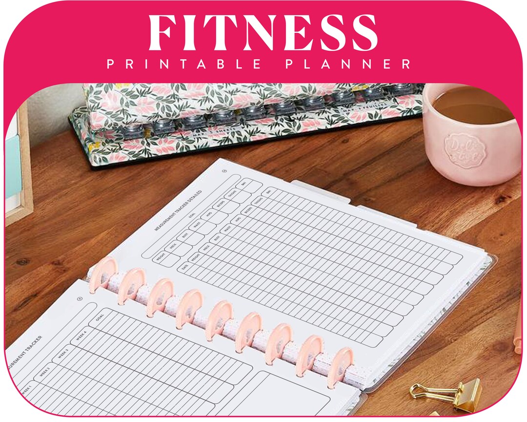 Comprehensive Fitness Journal Printable Planner Fitness Guide, Workout ...