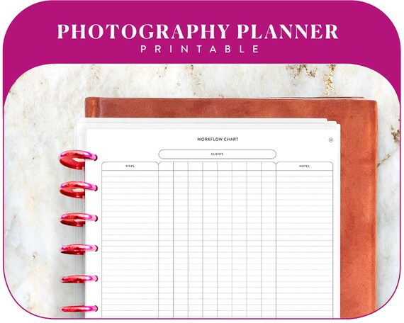 Photographer Planner Photography Business Planner - Etsy