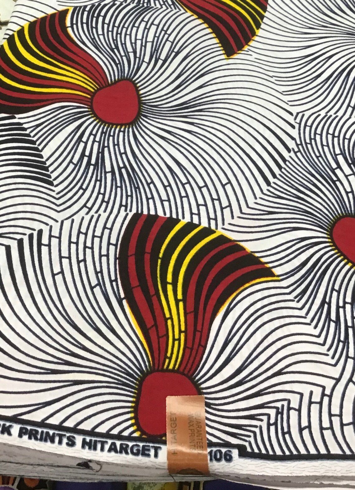 African Print Fabric From Mali 100% Cotton Sold by the Yard | Etsy