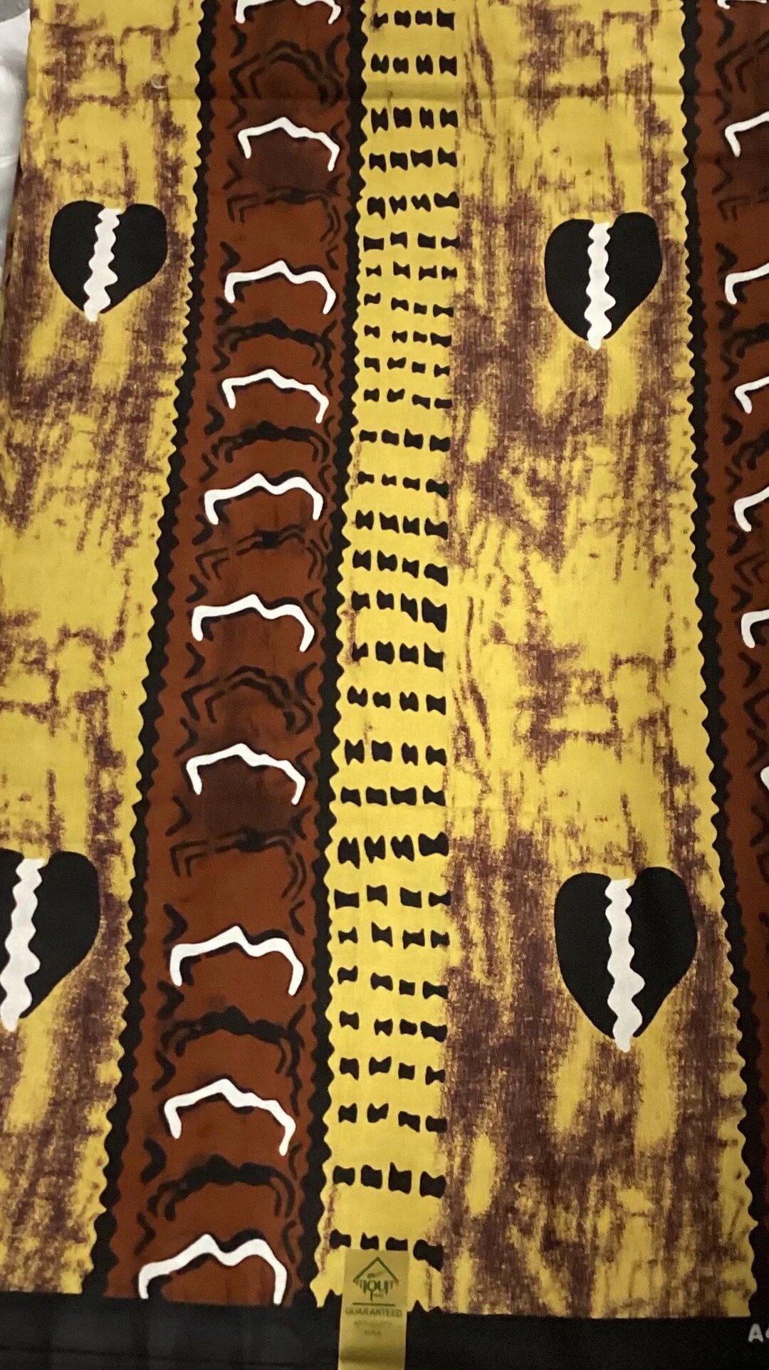 African Print Fabric, Cowrie Shell, Mud Cloth Pattern **[2 Yard Minimum ...