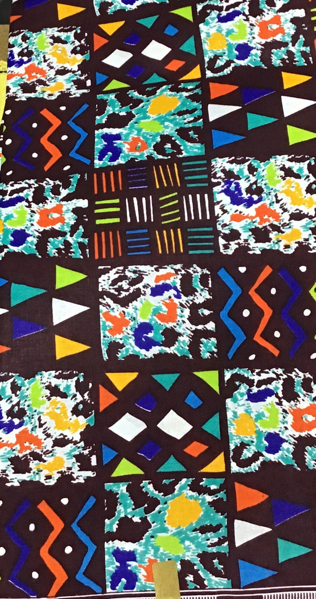 African Print Fabric, Multi-colors, Abstract - Etsy
