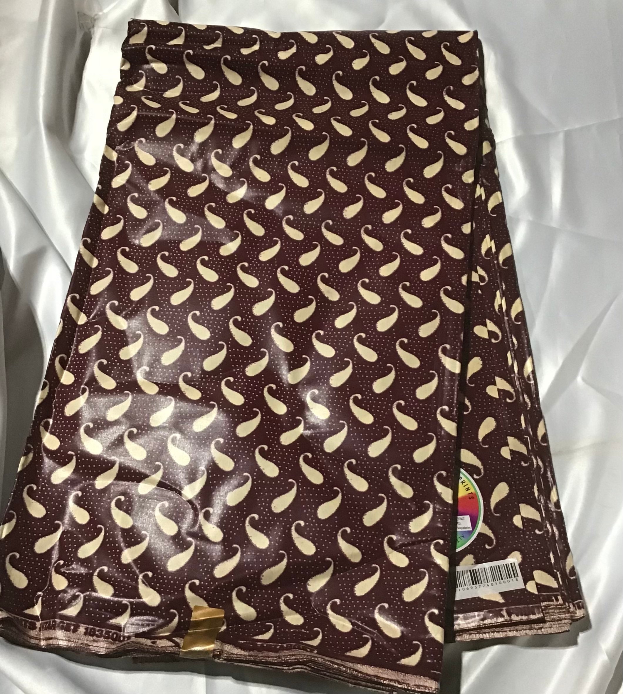 African Print Fabric, Brown, Beige, Beans - Etsy UK