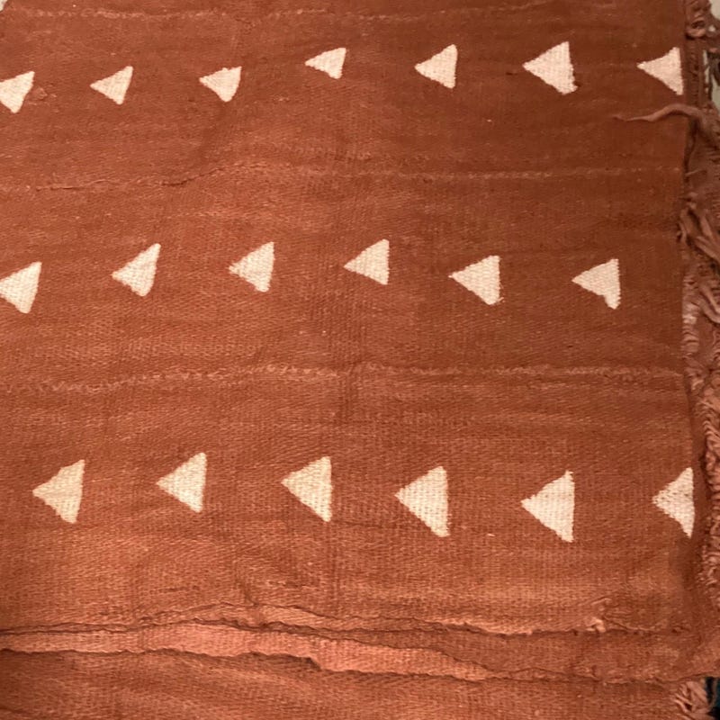 Rust Mudcloth Fabric - Etsy