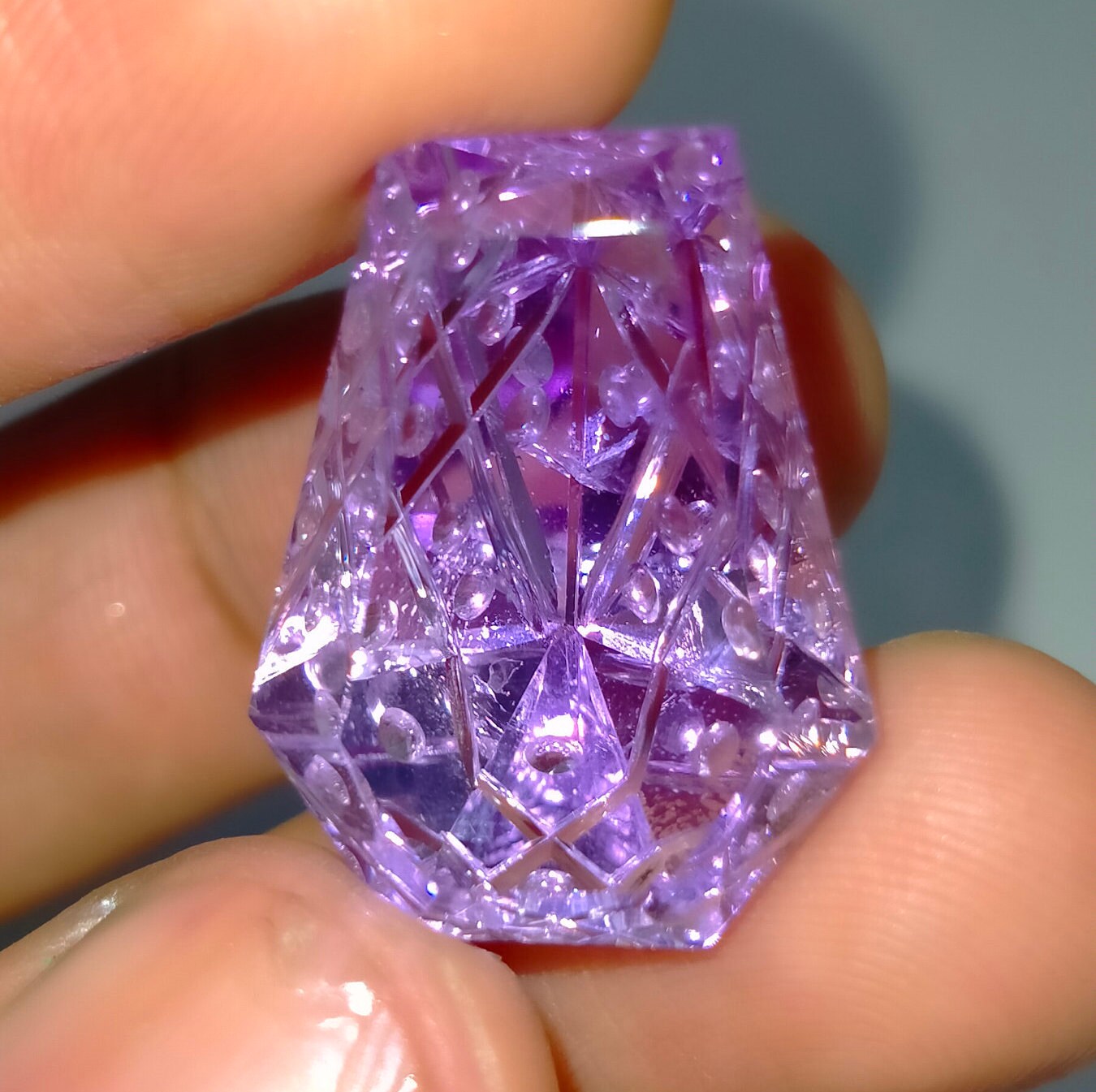 100% Natural Amethyst Fantasy Cut Carving Gemstone Shape Fancy - Etsy ...