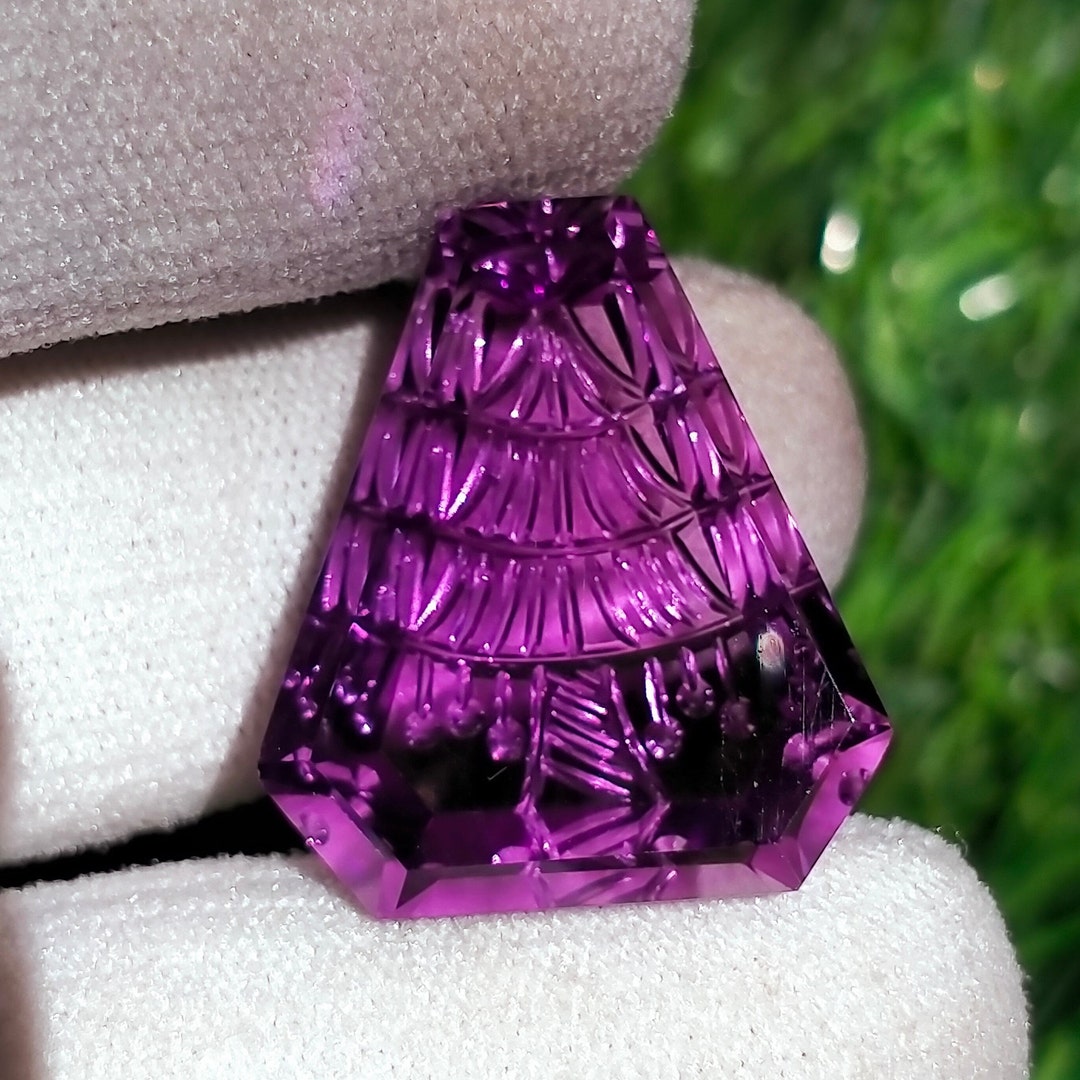 100% Natural Amethyst Fantasy Cut Fancy Carving Gemstone Amethyst ...