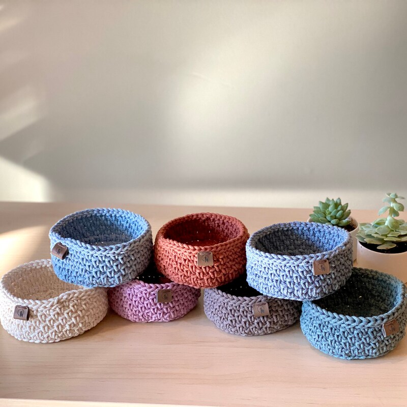 Handmade Woven Cloth Basket - Etsy