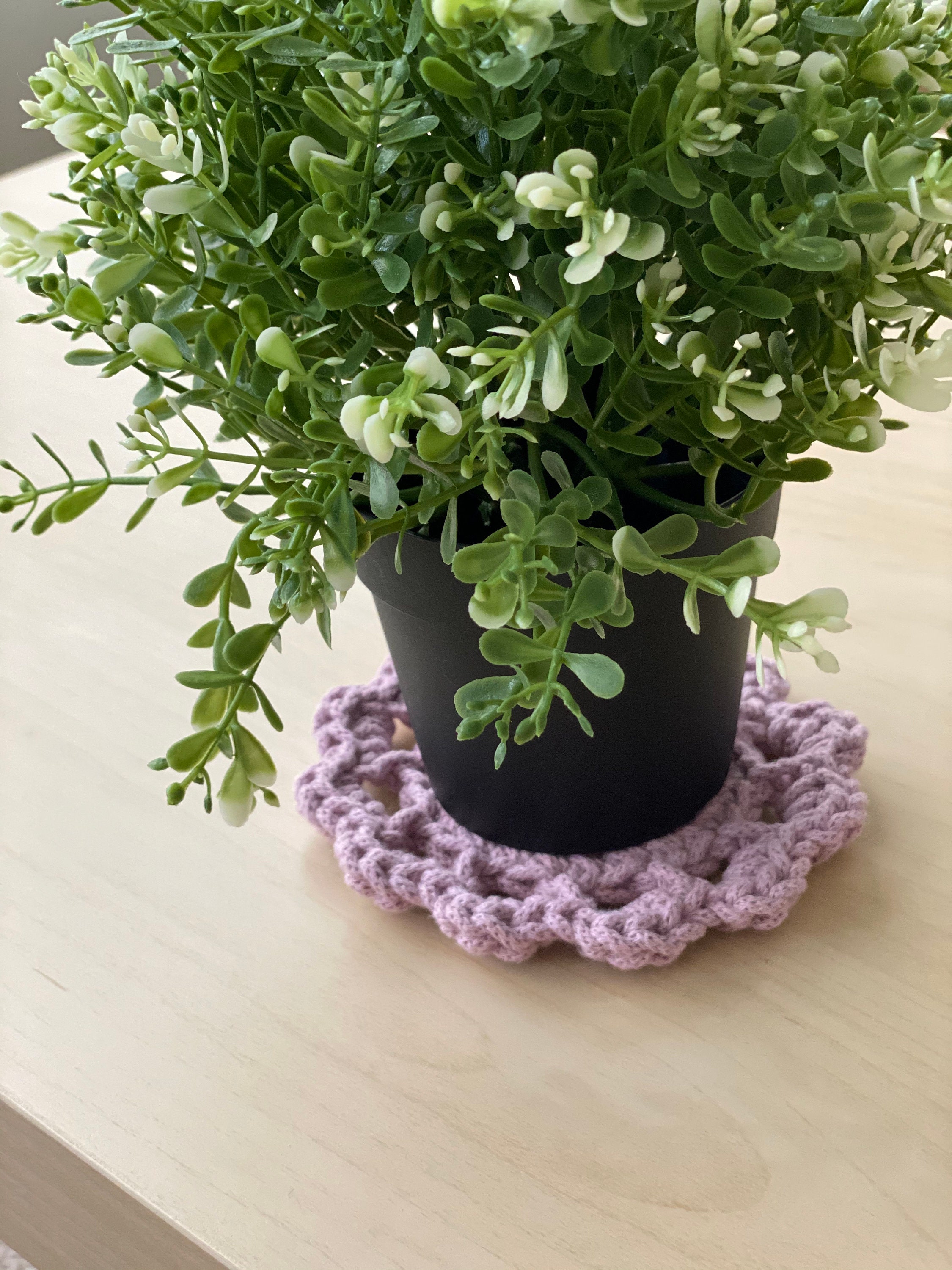 Crochet PATTERN: Flower Coasters & Holder Hana Instant | Etsy