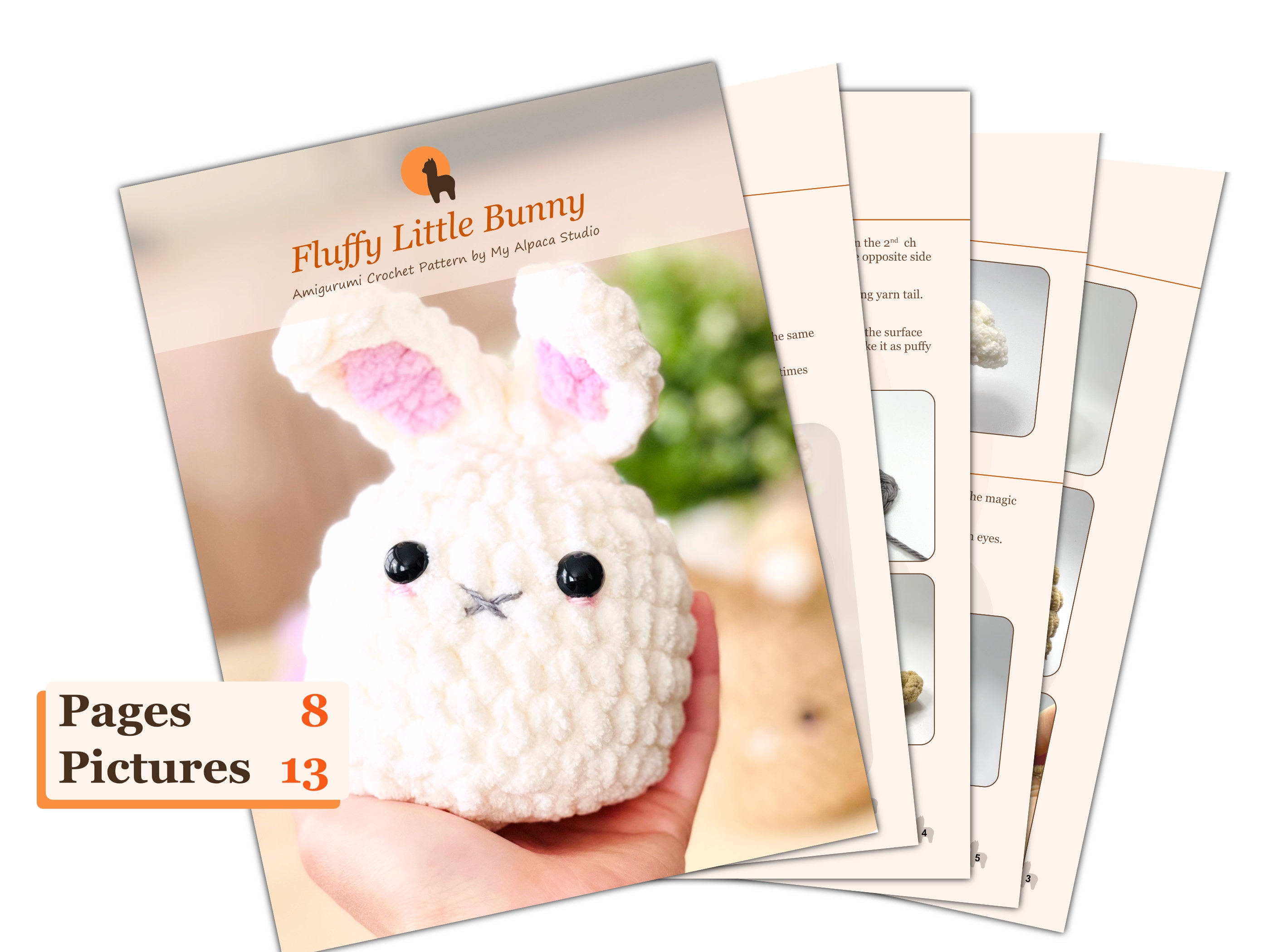 Crochet Bunny Plushie PATTERN: Fluffy Lil Bunny Quick & Easy - Etsy Canada