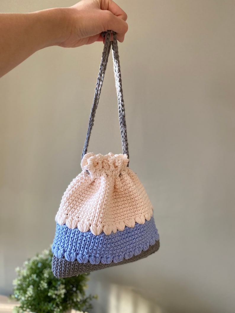 Crochet PATTERN: Minimalist Drawstring Pouch Trinket Bag | Etsy