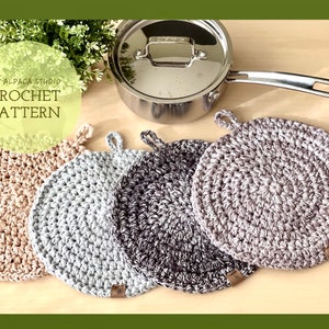 Crochet PATTERN: Chunky Rustic Trivet/ Hot Pad | Instant Download PDF ...
