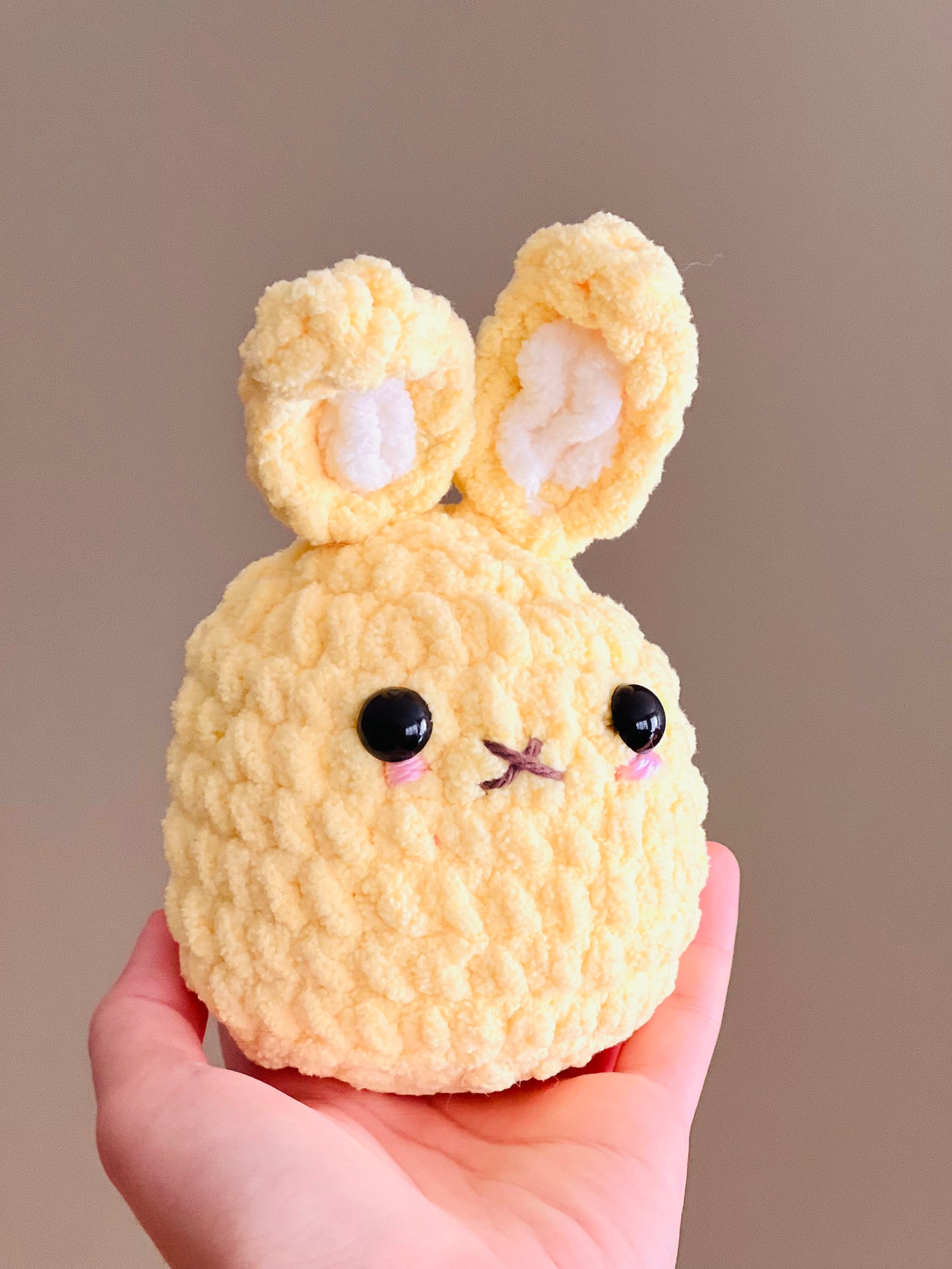 Crochet Bunny Plushie PATTERN: Fluffy Lil Bunny Quick & Easy - Etsy