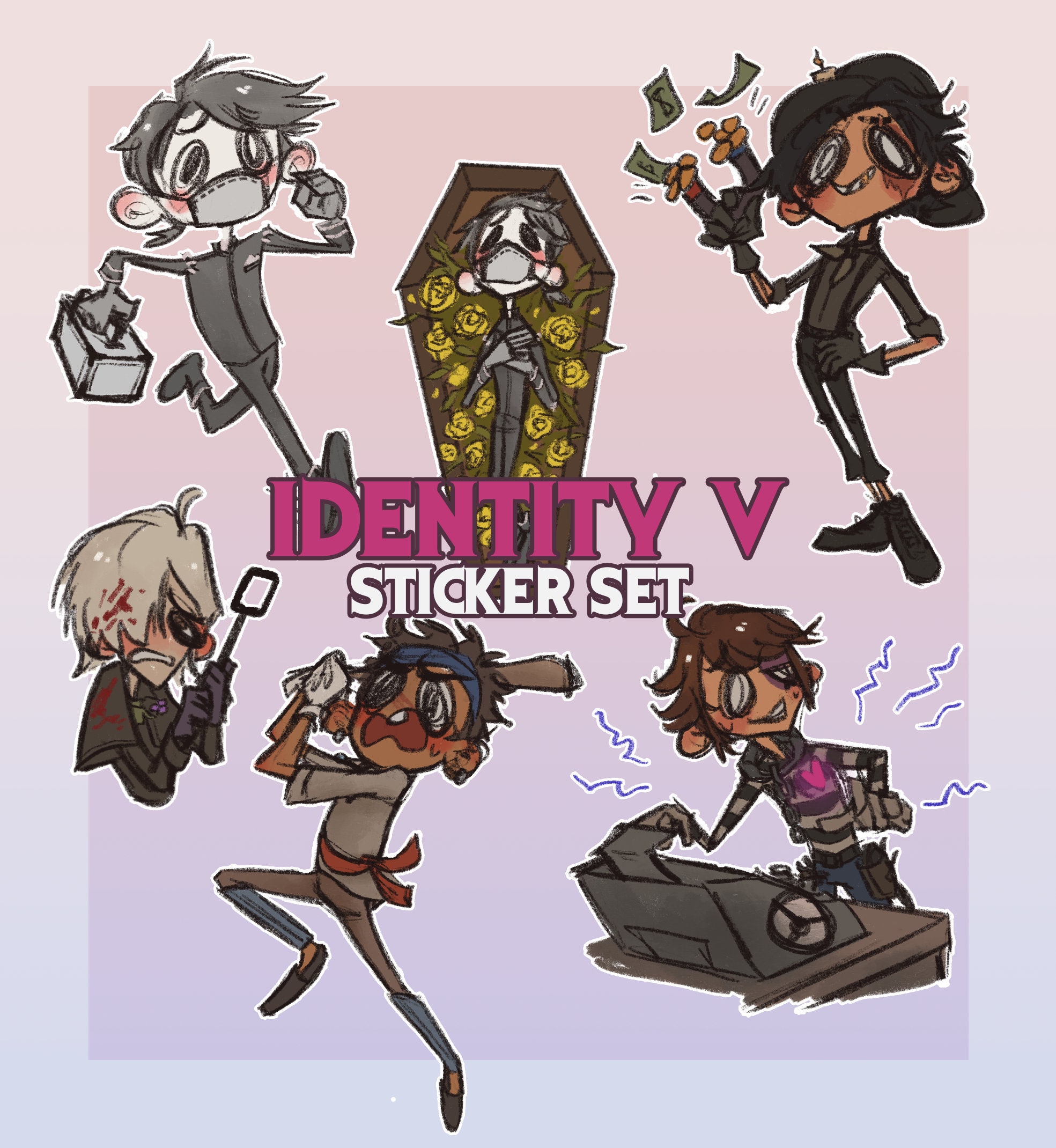 Fifth Identity IDV Sticker Set - Etsy