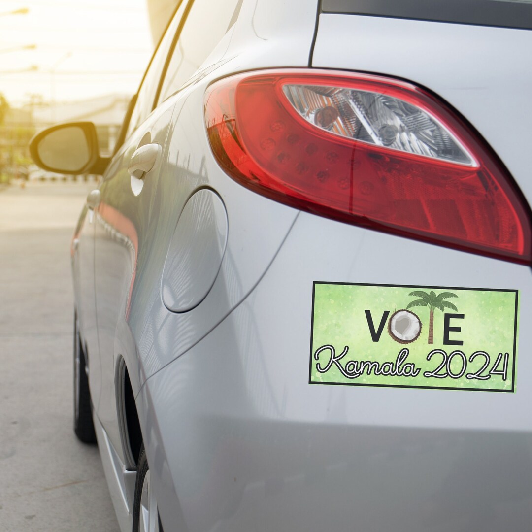 Kamala Harris 2024 Bumper Sticker Kamala for President 24 White Dudes ...