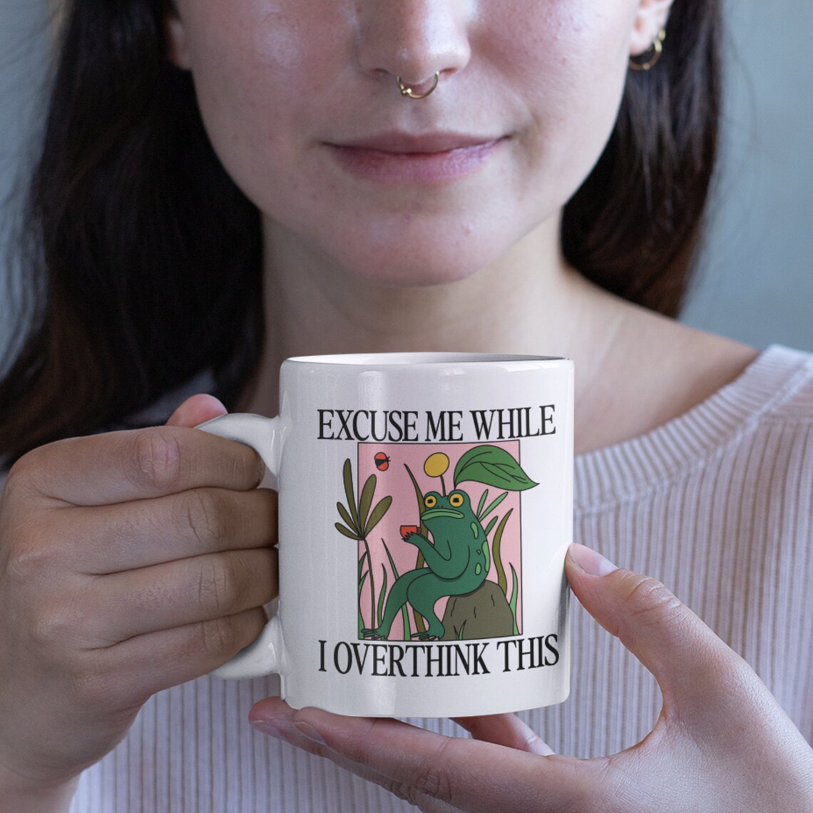 Excuse Me While I Overthink This Mug Funny Neurodivergent, ADHD, Autism ...