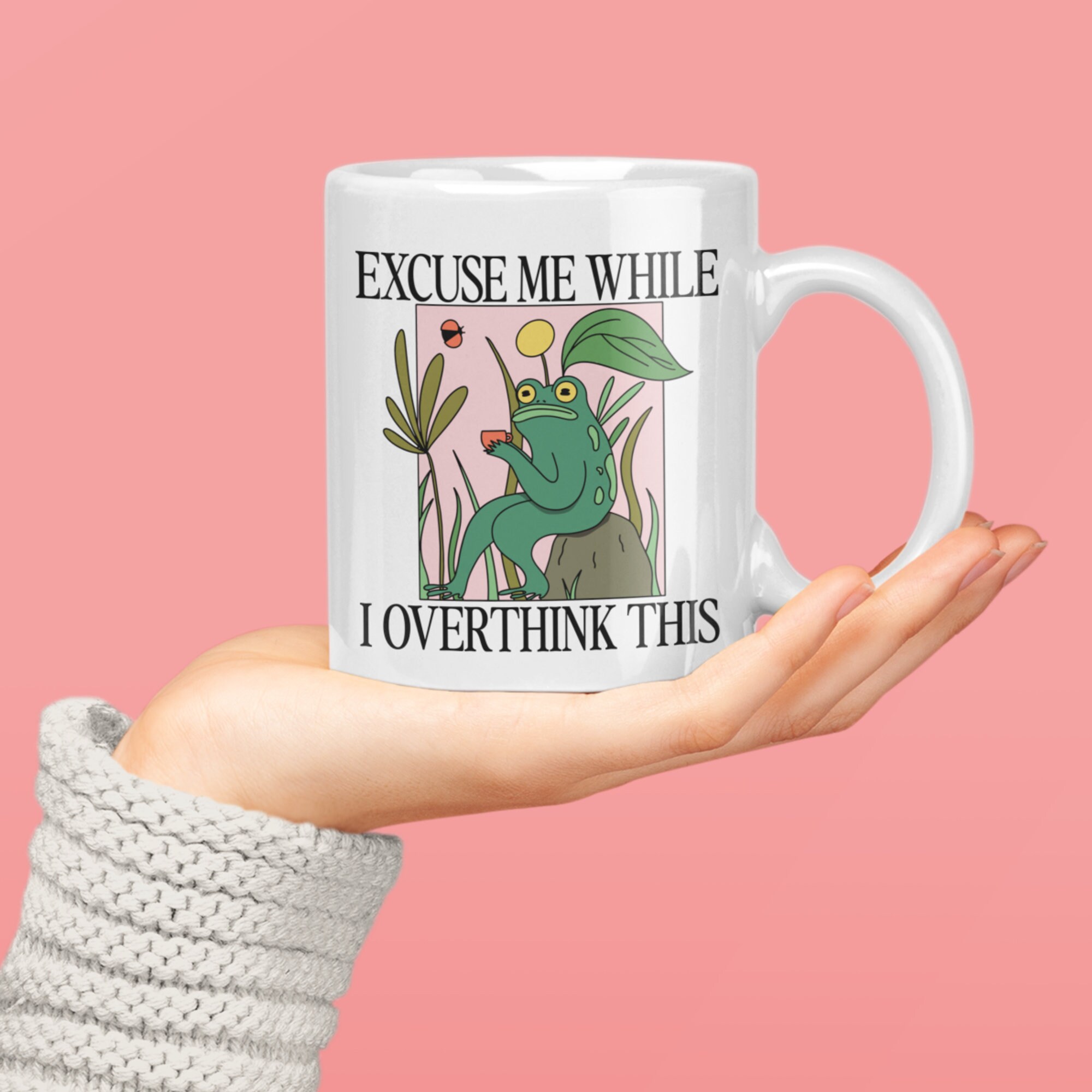 Excuse Me While I Overthink This Mug Funny Neurodivergent, ADHD, Autism ...